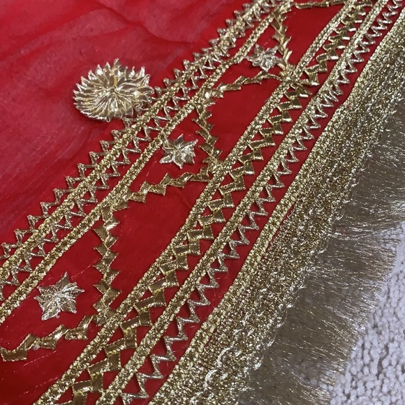 Bollywood | Accessories | Bridal Nikah Wedding Duppatta Chuni Veil In ...